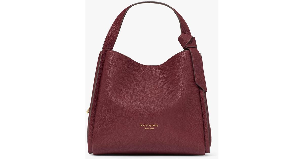 Kate Spade Knott Medium Crossbody Tote in Red | Lyst UK