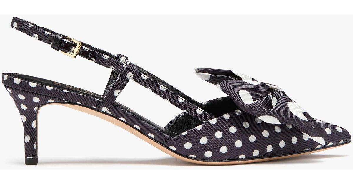 Kate Spade Rue Breezy Dot Slingback Pumps | Lyst