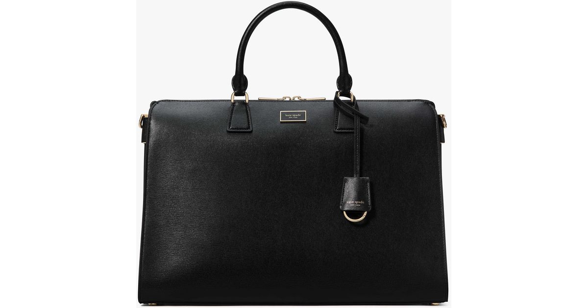 Kate Spade Serena Laptop Bag in Black | Lyst