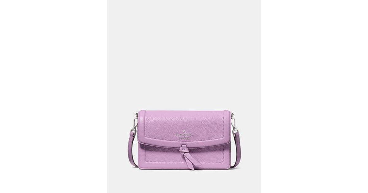 Kate Spade Knott Mini Crossbody Bag in Purple | Lyst