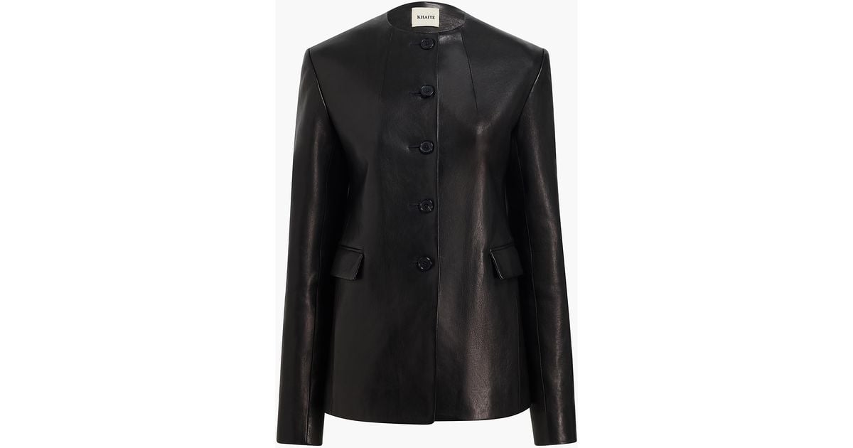 KHAITE Jameson Jacket in Black | Lyst