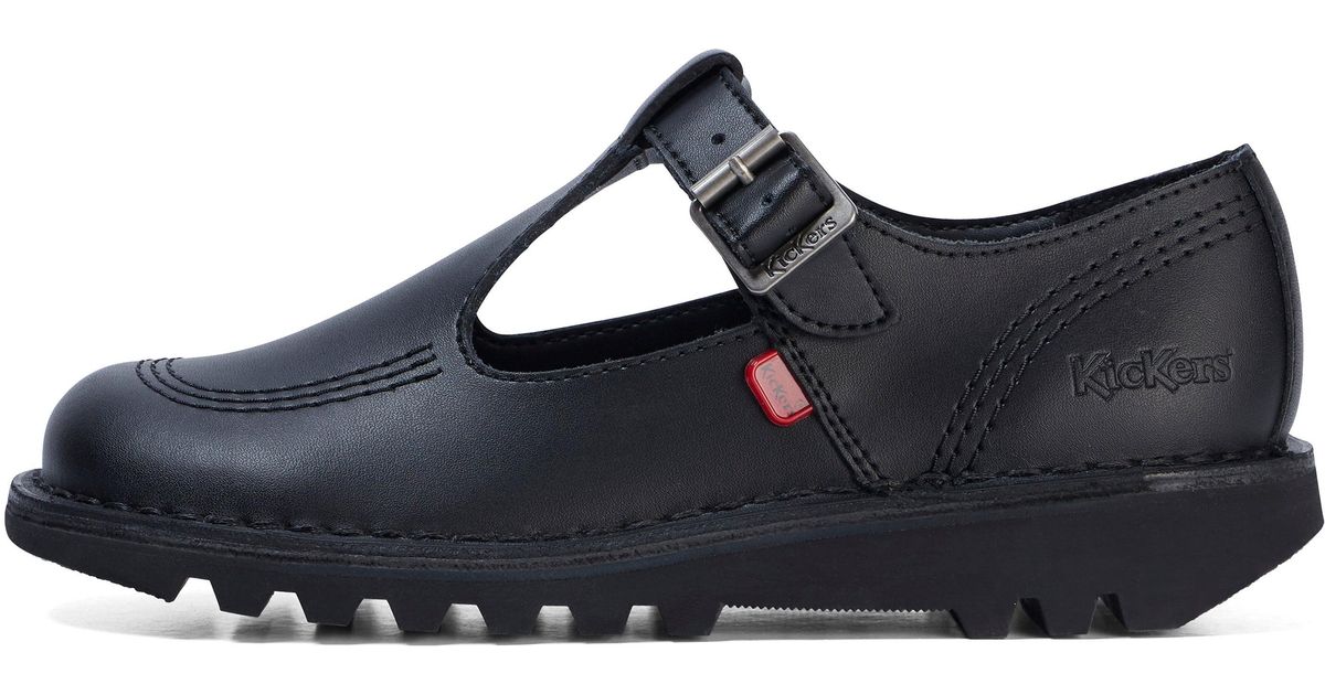 Kickers Adult Kick T Bar Leather in Blue | Lyst UK