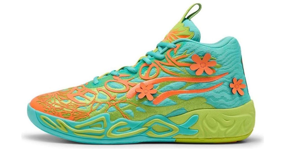 PUMA Mb.04 X Scooby-Doo 'Aquatic Lime Smash Heat Fire' in Blue for Men ...