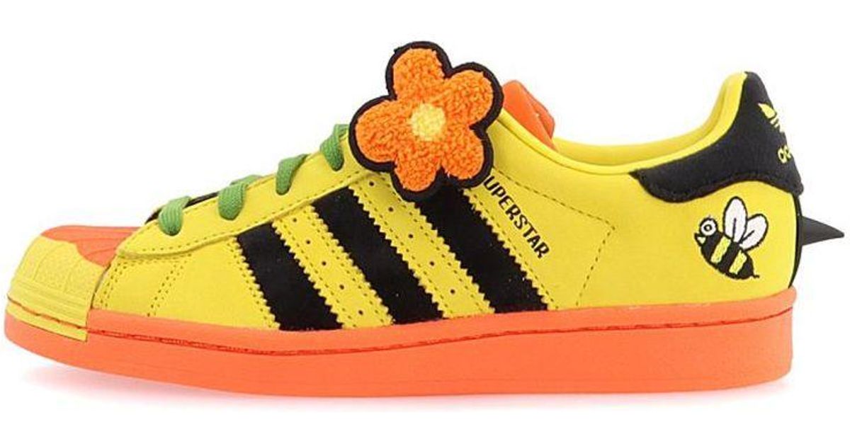 adidas Originals Adidas Melting Sadness X Superstar Babo in Orange for ...