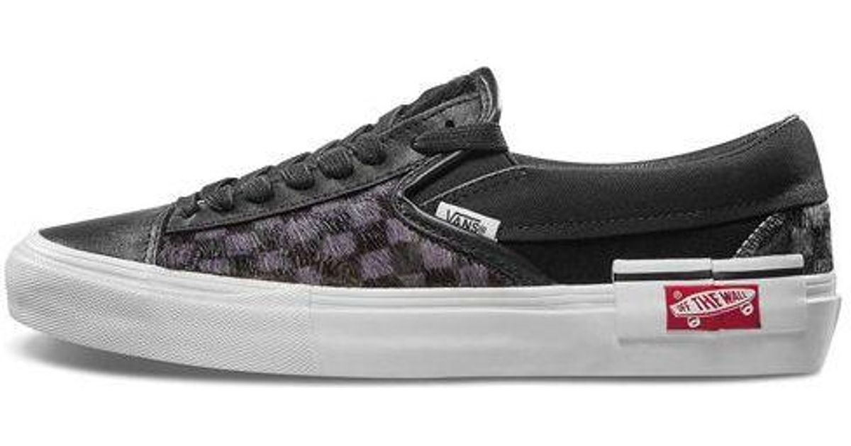 Vans Slip-On Cap Lx Slip-On Shoe in Black for Men | Lyst