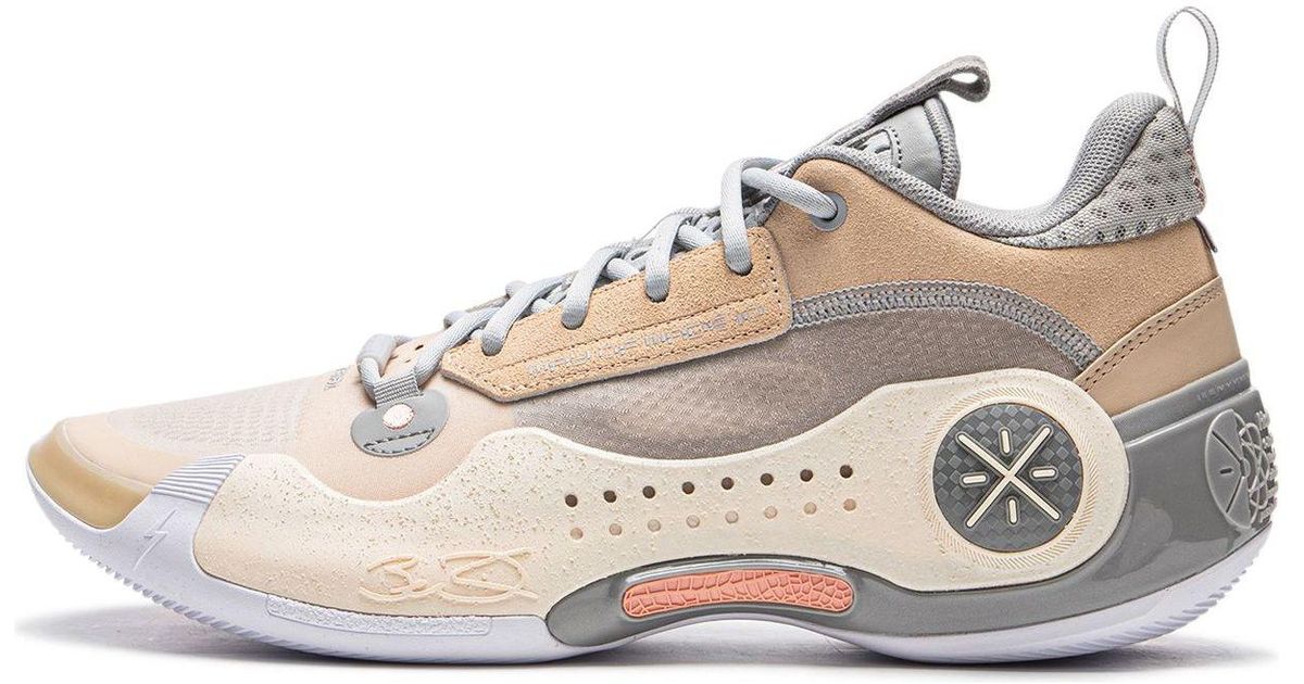 Li-ning Way Of Wade Low 'Origin' in Natural for Men | Lyst