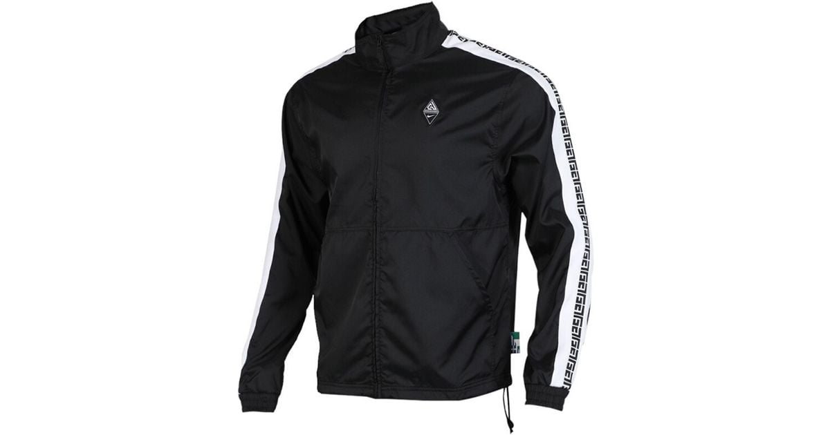 Nike Zipper Casual Sports Stand Collar Jacket in Black for Men | Lyst UK