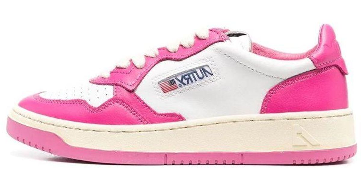 Autry (Wmns) Medalist Low Top Bicolor in Pink | Lyst