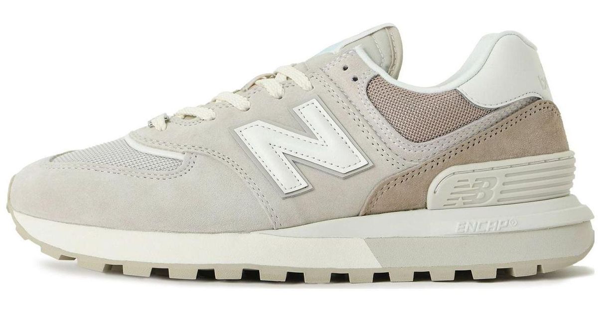 New Balance 574 in White for Men | Lyst