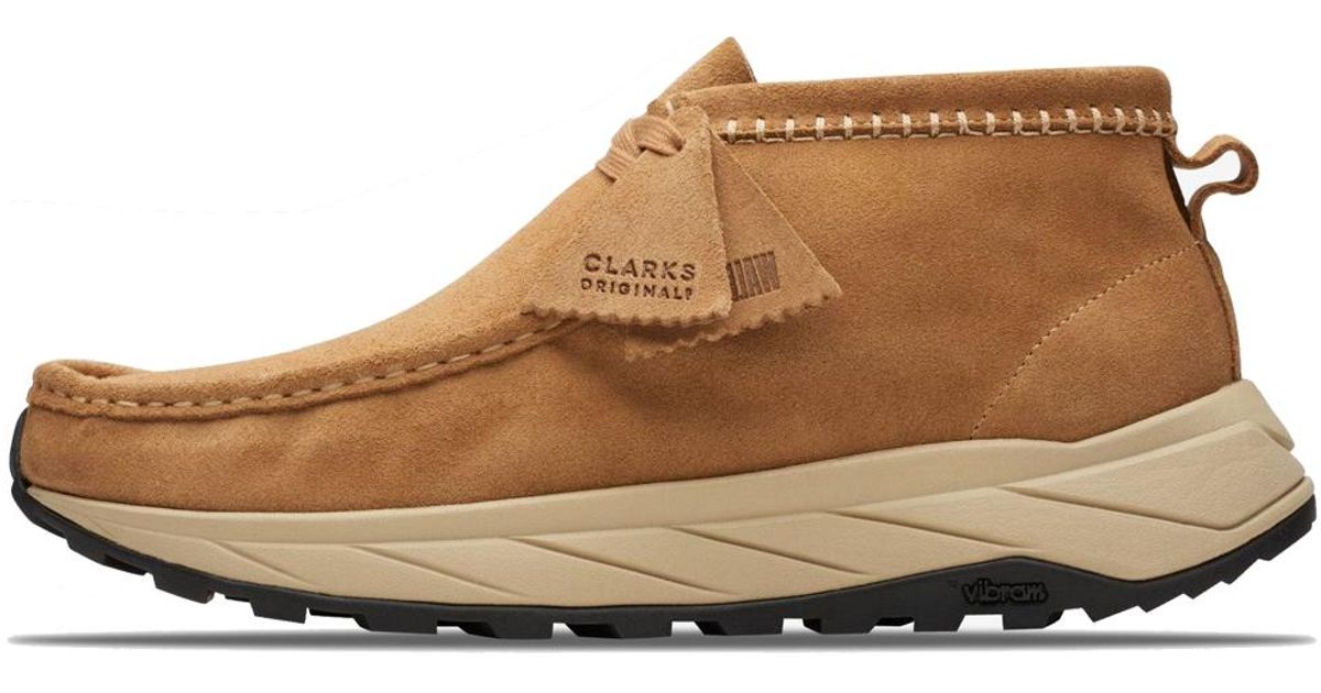 Clarks Wallabee Eden Suede 'Dark Sand' in Brown for Men | Lyst