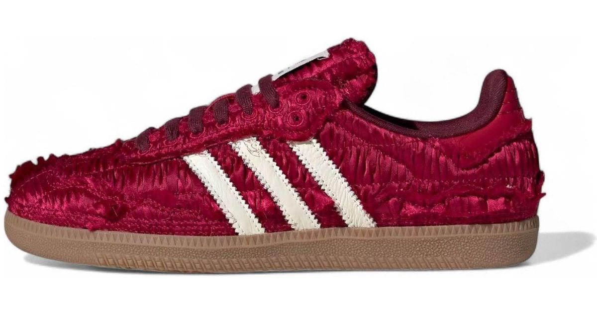 adidas X Caroline Hu Samba Og 'Satin Power' in Red for Men | Lyst