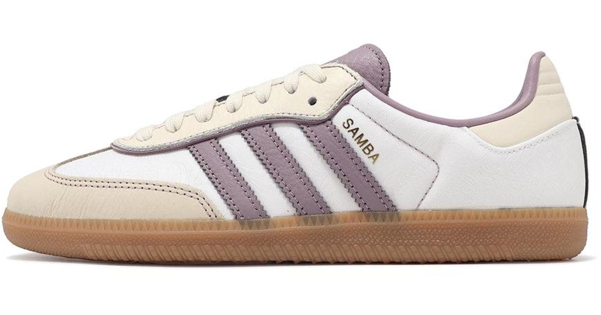 adidas (Wmns) Samba 'Cream Mauve' in White | Lyst
