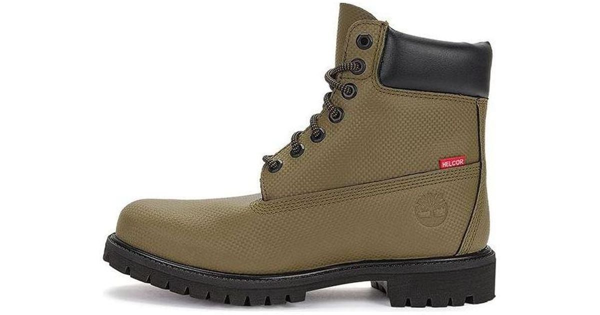 Timberland Helcor Premium 6 Inch Boot in Green for Men | Lyst UK
