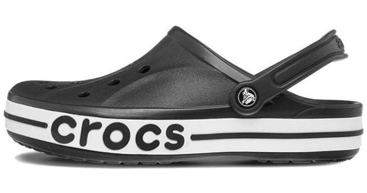 Crocs™ Bayaband Clog Beach Shoe in Black | Lyst