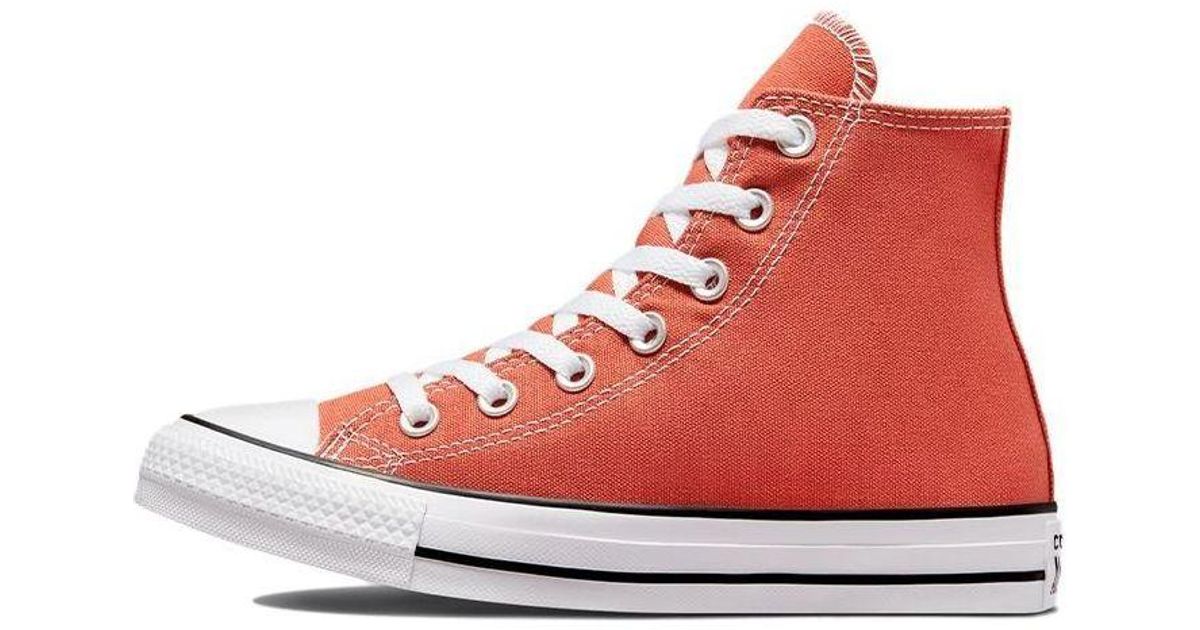 Converse Chuck Taylor All Star Canvas Shoe in Red | Lyst UK