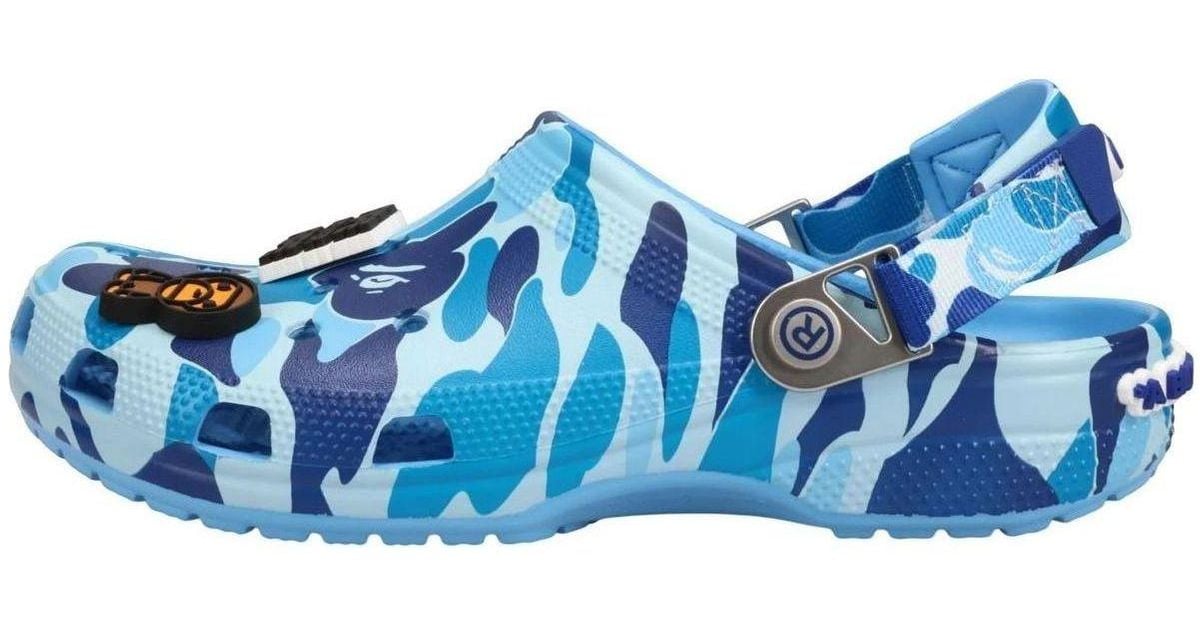 Crocs™ X A Bathing Ape Clog 'Oxygen' in Blue for Men | Lyst UK
