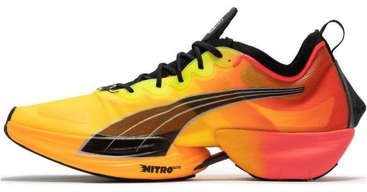PUMA Fast-R Nitro Elite Fireglow in Orange for Men | Lyst