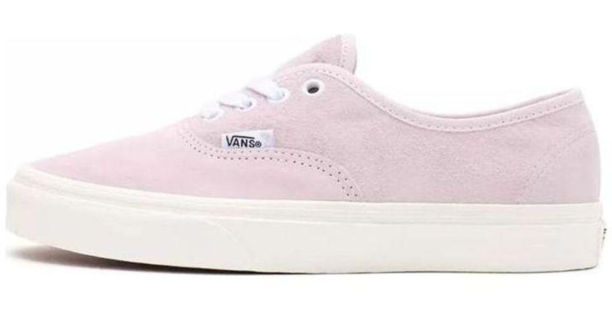 Vans Authentic Suede in Pink for Men | Lyst