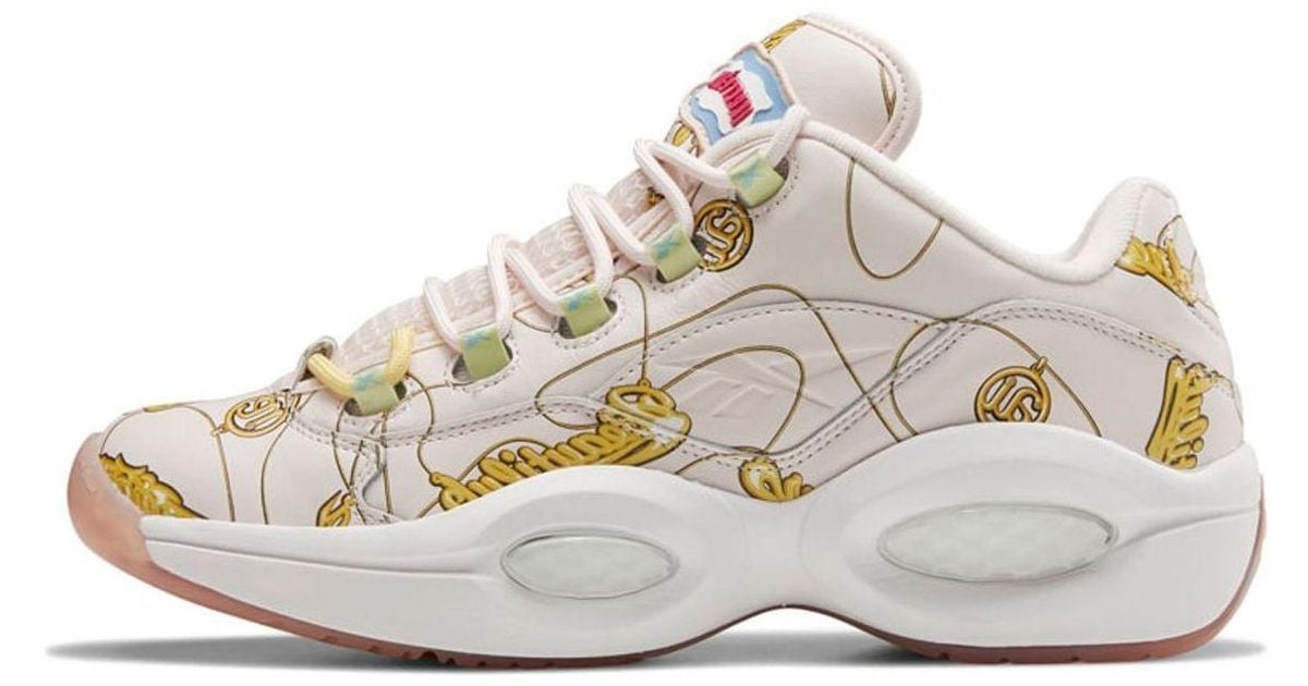 Reebok Bbc Ice Cream X Question Low 'Name Chains' in White for Men | Lyst