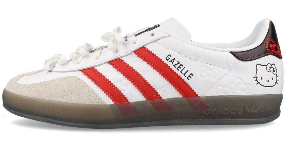 adidas (Wmns) X Hello Kitty Gazelle Indoor '50Th Anniversary' in White ...