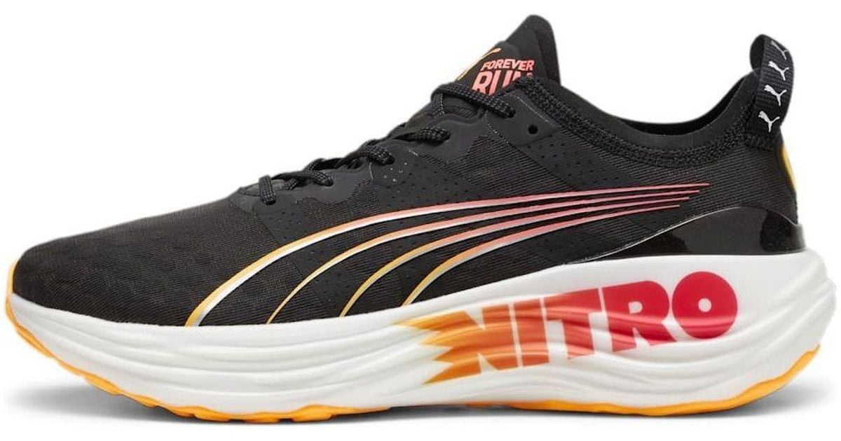 PUMA Foreverrun Nitro ' Sun Stream' in Black for Men | Lyst