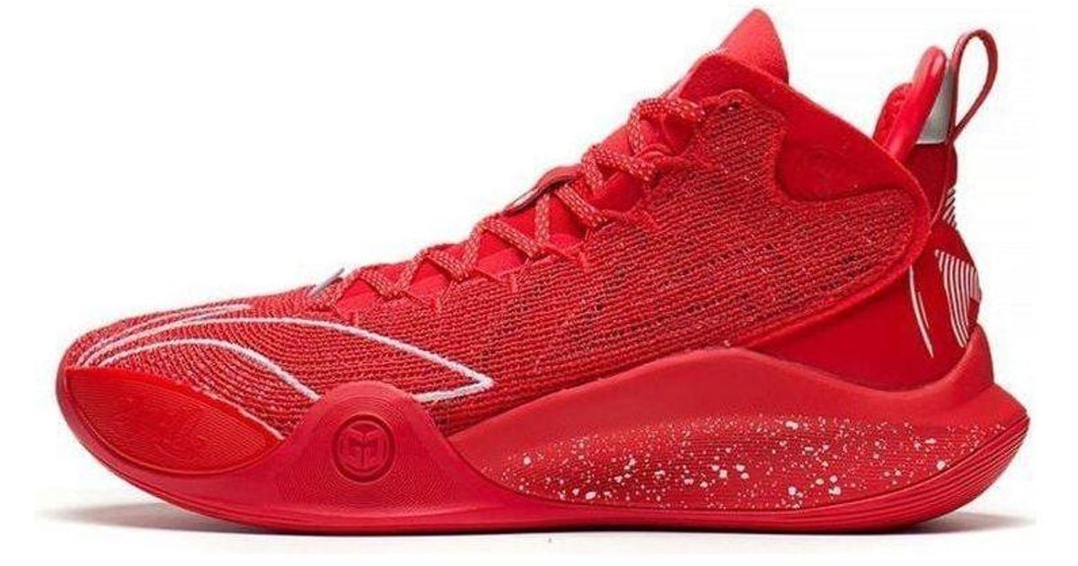 Li-ning Cj-1 Mid 'Play Off' in Red for Men | Lyst UK