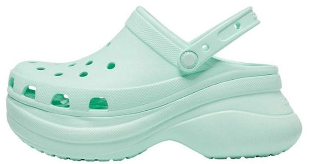 Crocs™ Classic Clog Retro Thick Sole Sandals Mint Green | Lyst