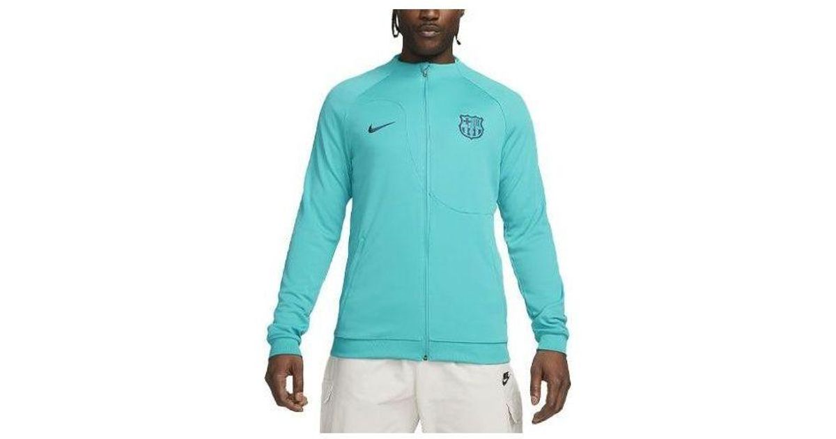 Nike Fc Barcelona Academy Pro Third Knit Jacket 'Thunder' in Blue for ...