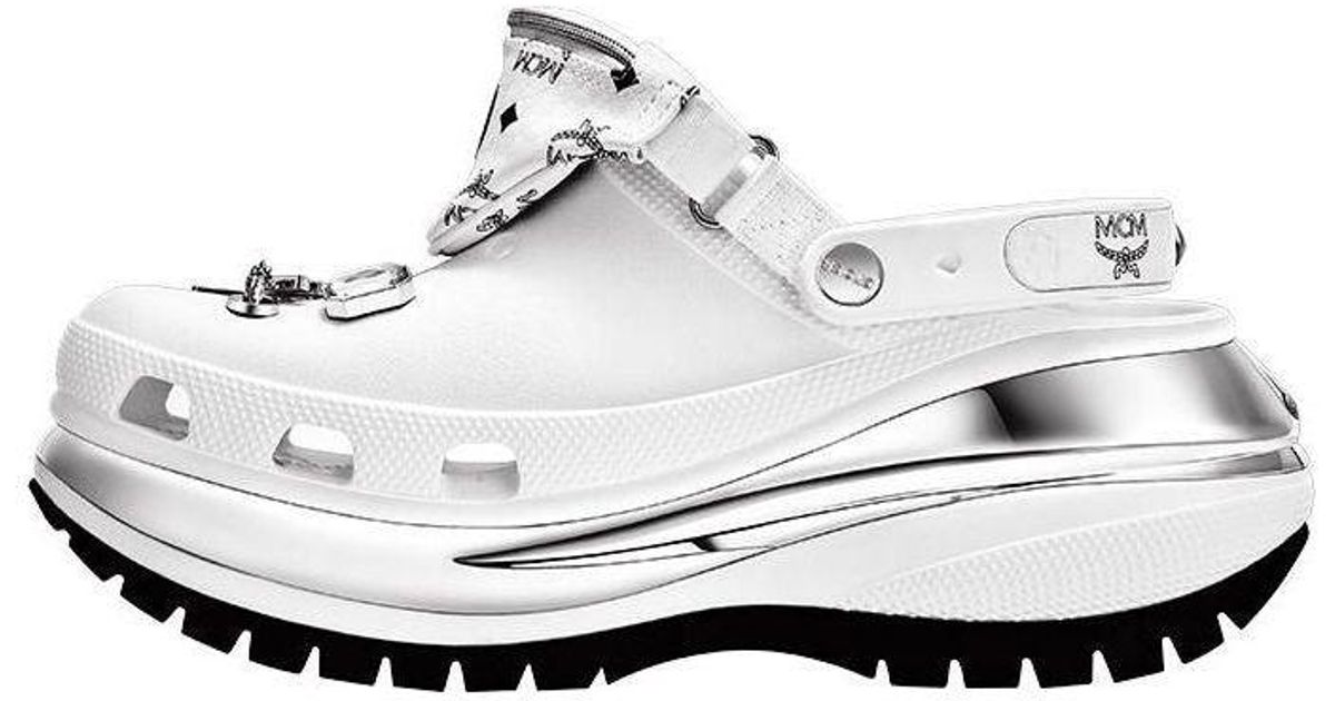 Crocs™ X Mcm Mega Crush Clogs in White | Lyst UK