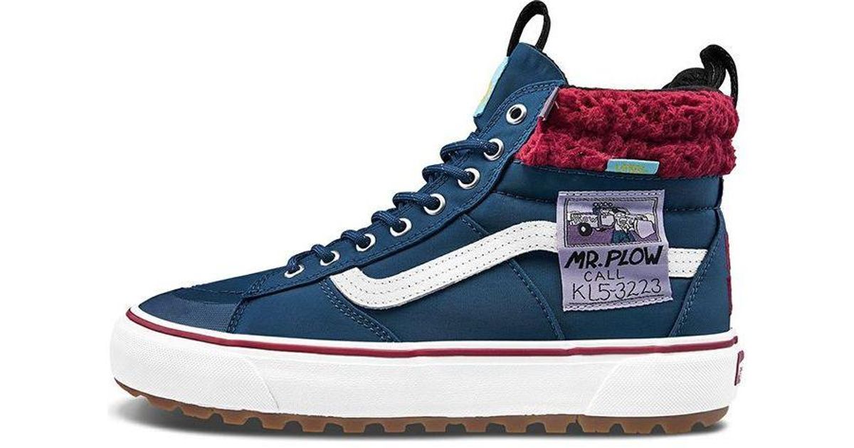 Vans The Simpsons X Sk8-hi Mte 2.0 Dx 'mr. Plow' in Blue for Men | Lyst