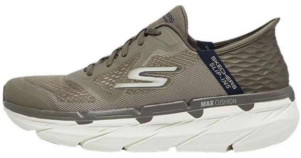 Skechers Max Cushioning Premier Shoes in Brown for Men | Lyst
