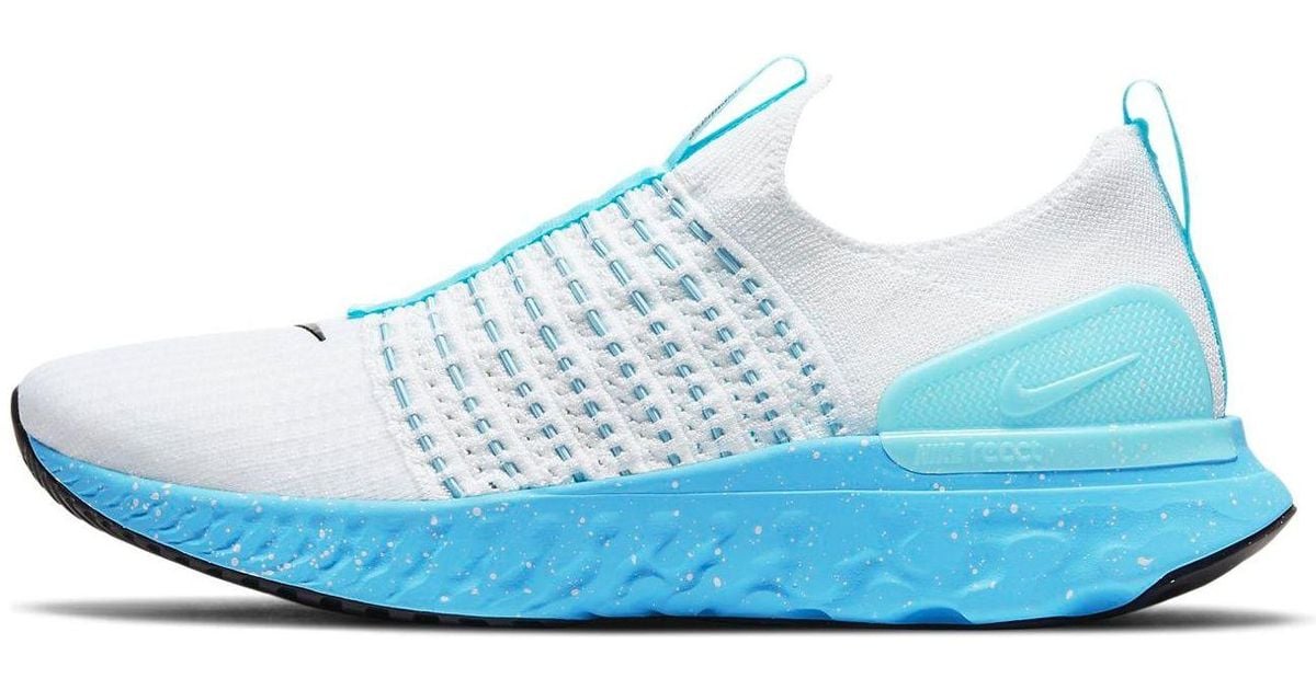 Nike React Phantom Run Flyknit 2 Glacier' in Blue for Men | Lyst