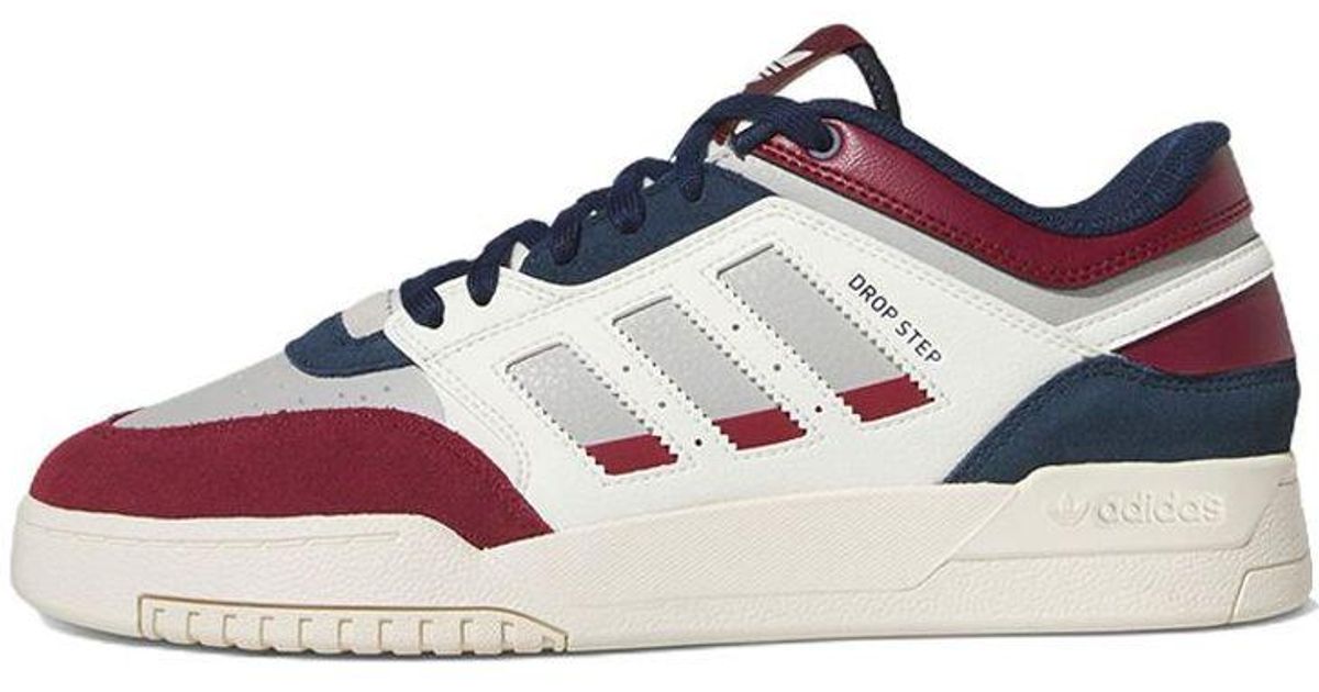 adidas Originals Drop Step Low Directional Shoes in Blue for Men | Lyst UK