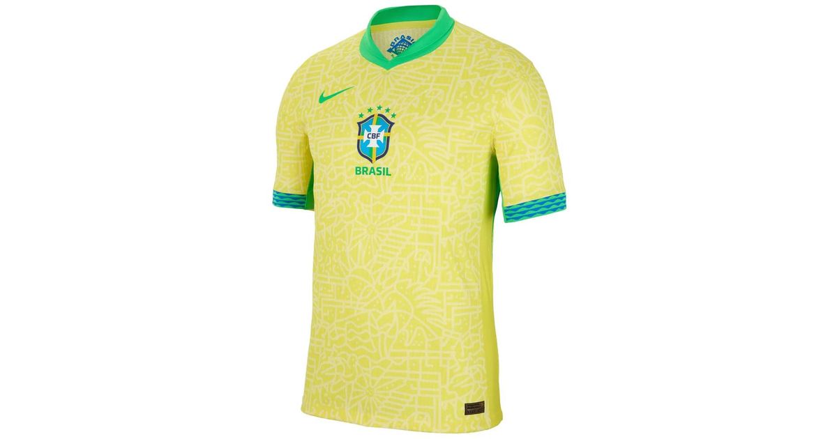 Nike Vini Jr. Brazil National Team 2024 Match Away Dri-Fit Adv Soccer ...