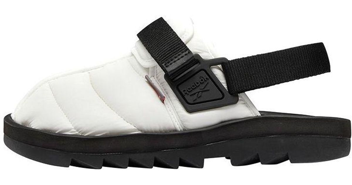Reebok Beatnik Sandals White in Black | Lyst