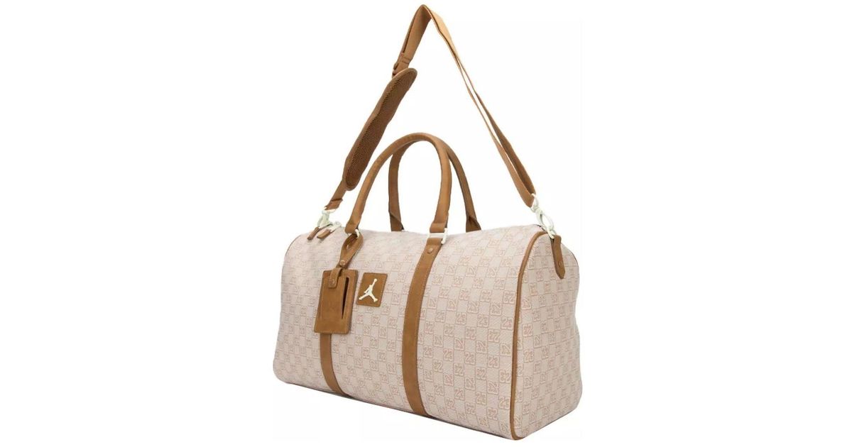 Nike Monogram Duffle Bag 'Hemp' in Natural | Lyst