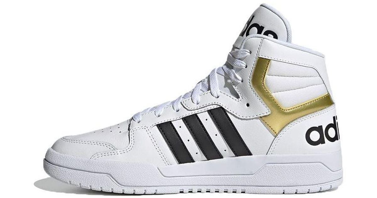 Adidas Neo Entrap Mid 'white Gold Metallic' for Men | Lyst