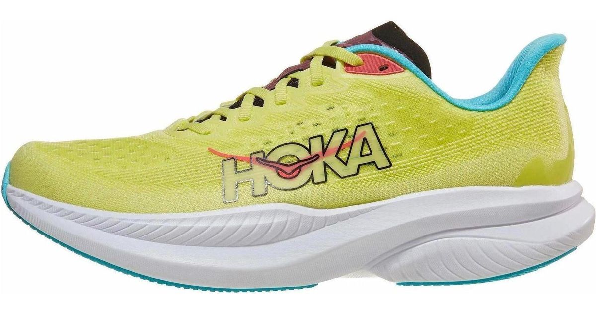 Hoka One One Mach 6 'Yuzu Cielo' in Yellow for Men | Lyst