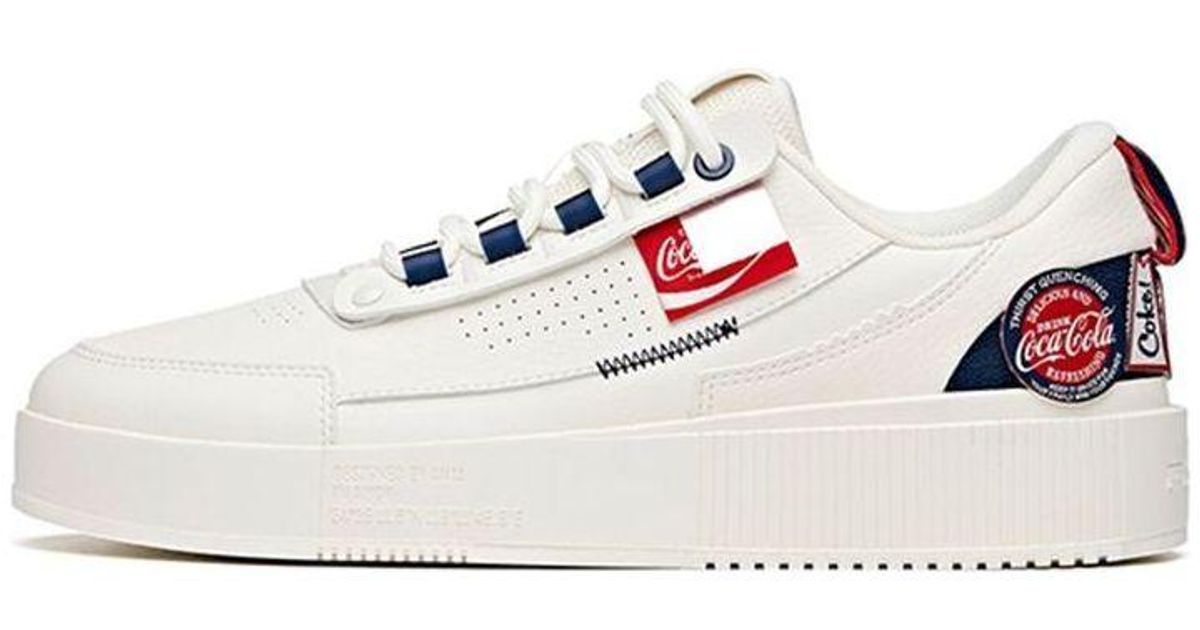 Anta X Coca-Cola Life Series Sneakers' in White for Men | Lyst