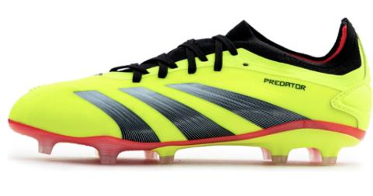 adidas Predator 24 Pro Fg 'Team Solar' in Yellow for Men | Lyst