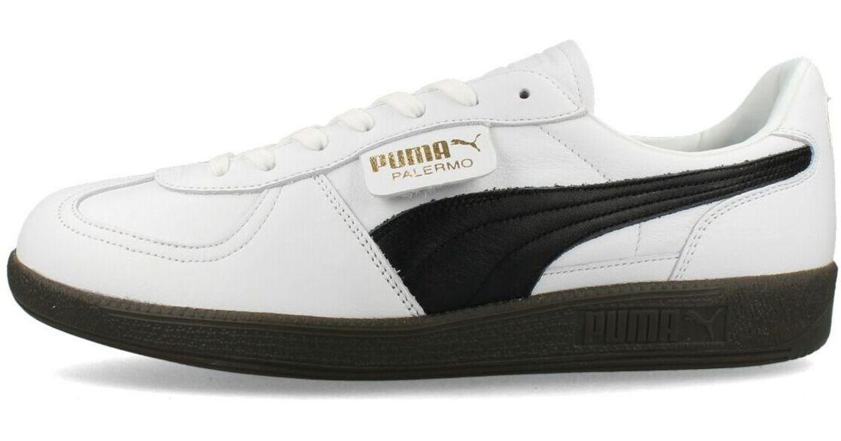 PUMA Palermo Leather Made in Black for Men | Lyst
