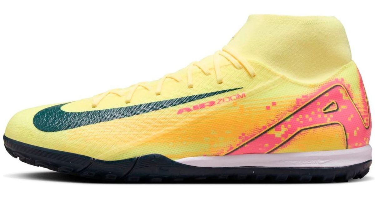 Nike X Kylian Mbappe Mercurial Superfly 10 Academy Tf 'Light Laser' in ...