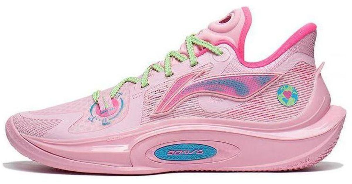 Li-ning Sonic 11 'Earth Day' in Pink for Men | Lyst UK