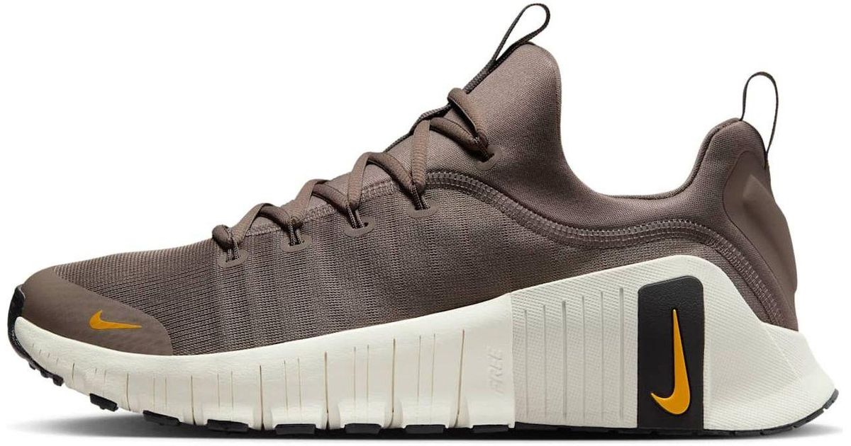 Nike Free Metcon 6 'Cave Stone Light Bone Sail Sundial' in Brown for ...