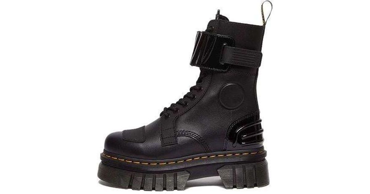 Dr. Martens Dr.Martens Audrick 10-Eye Alternative Leather Lace Up Boots ...
