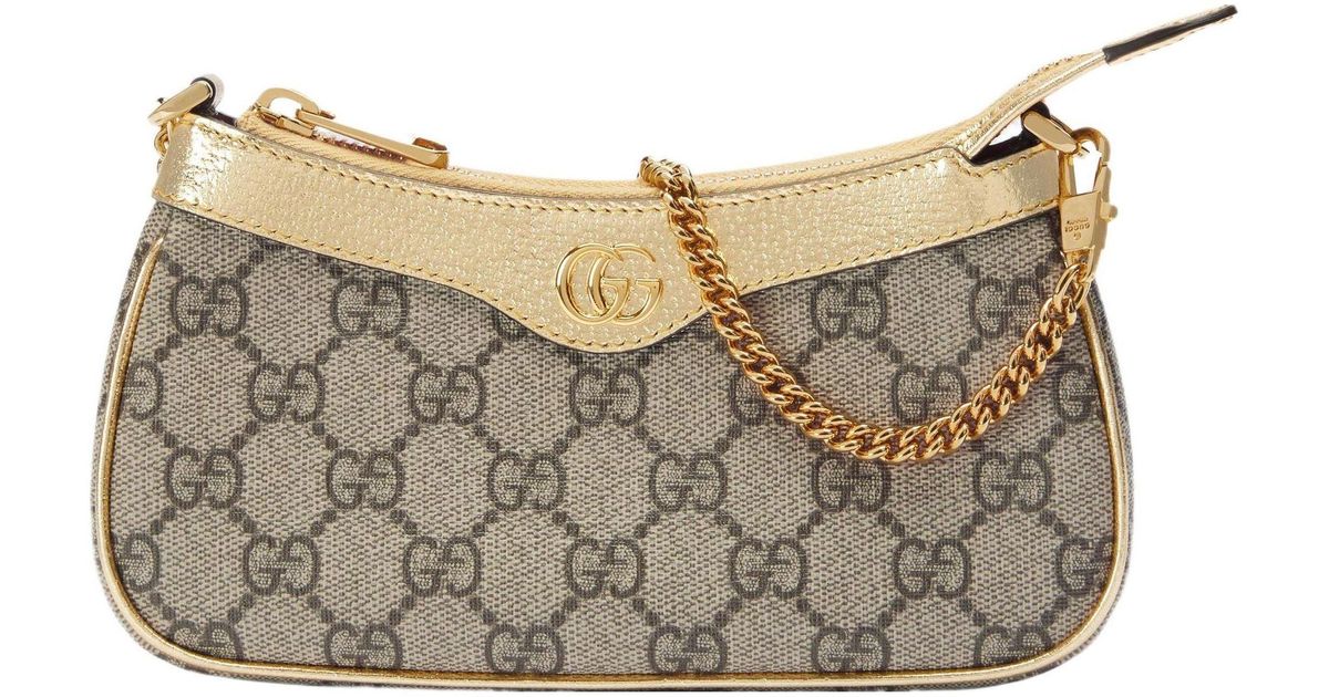 Gucci (Wmns) Ophidia Mini Bag ' Ebony Supreme' in Gray | Lyst