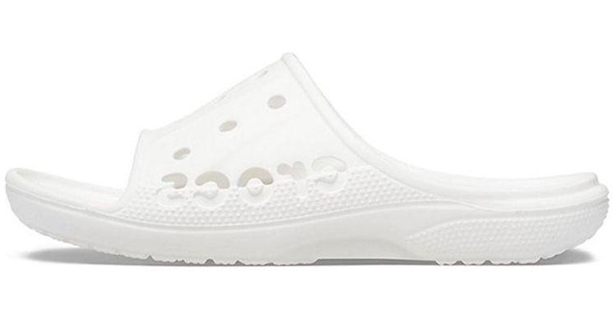 Crocs™ Baya Minimalistic Casual Slippers in White for Men | Lyst