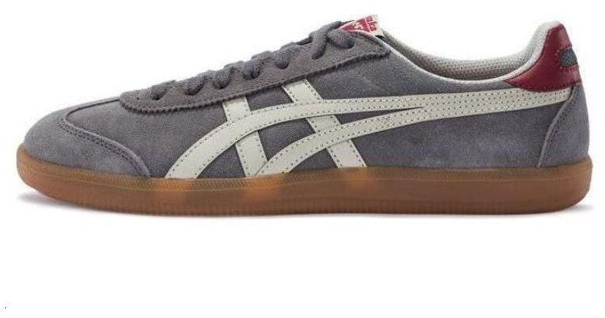 Onitsuka Tiger Tokuten Shoes 'grey Cream Red' in Gray for Men | Lyst