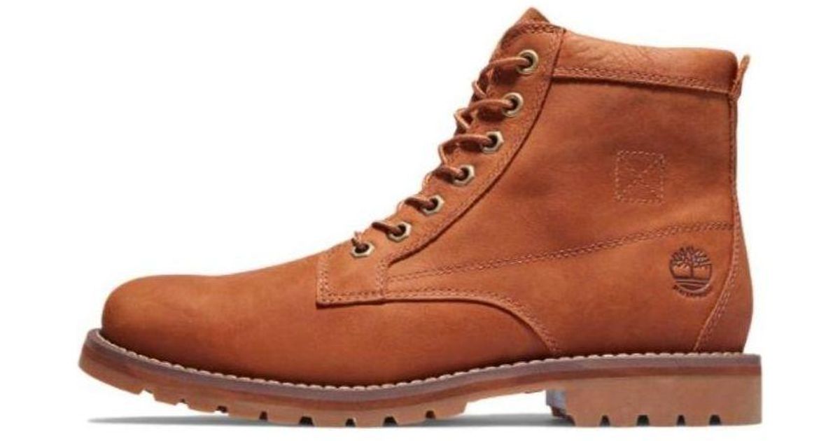 Timberland Redwood Falls Waterproof 6 Inch Boot 'Rust Full Grain' in ...