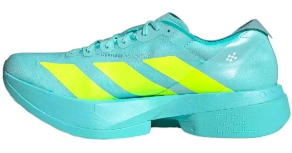 adidas Adizero Adios Pro 4 'Flash Aqua Lucid Lemon' in Blue for Men | Lyst